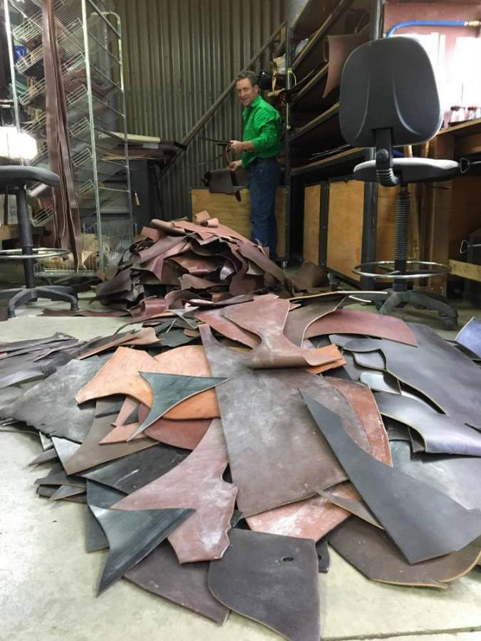 Leather off-cuts 5 mm