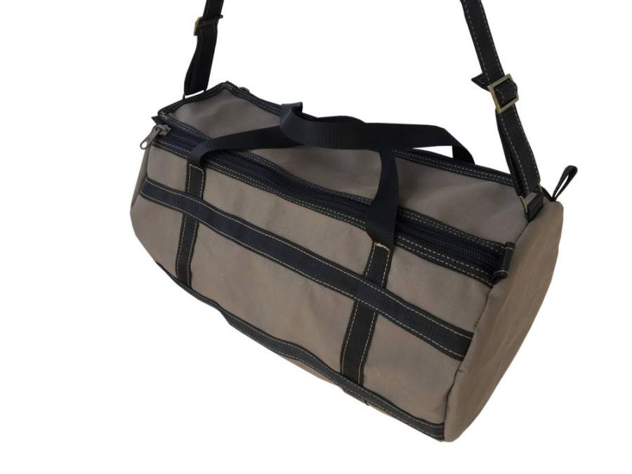 Heritage Canvas Barrel Bag