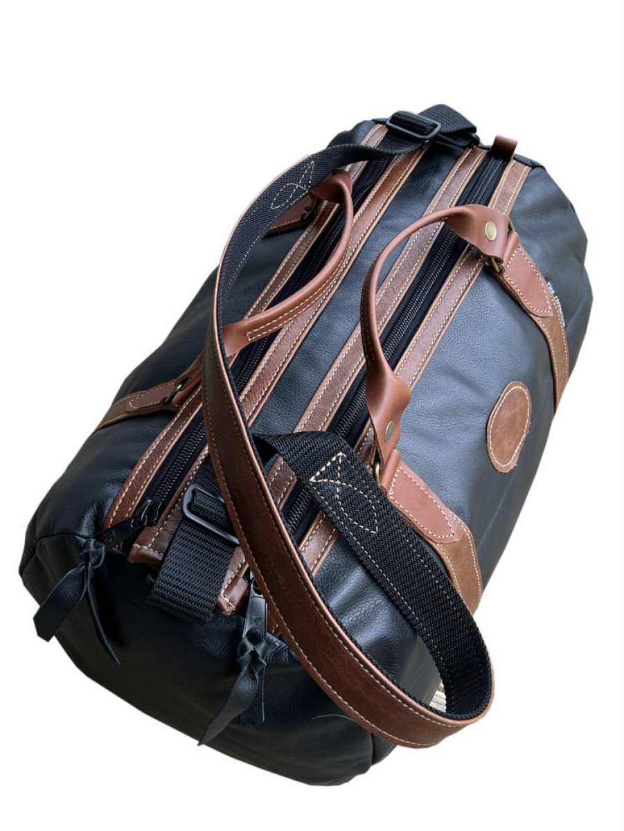 Deluxe Heritage Leather Barrel Bag